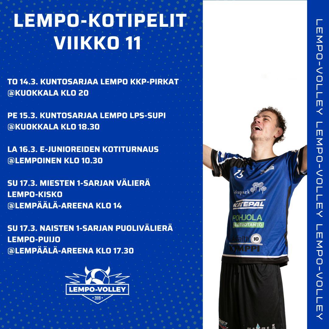 Lempon viikko: 1-sarjan pudotuspelit käyntiin! - Lempo-Volley